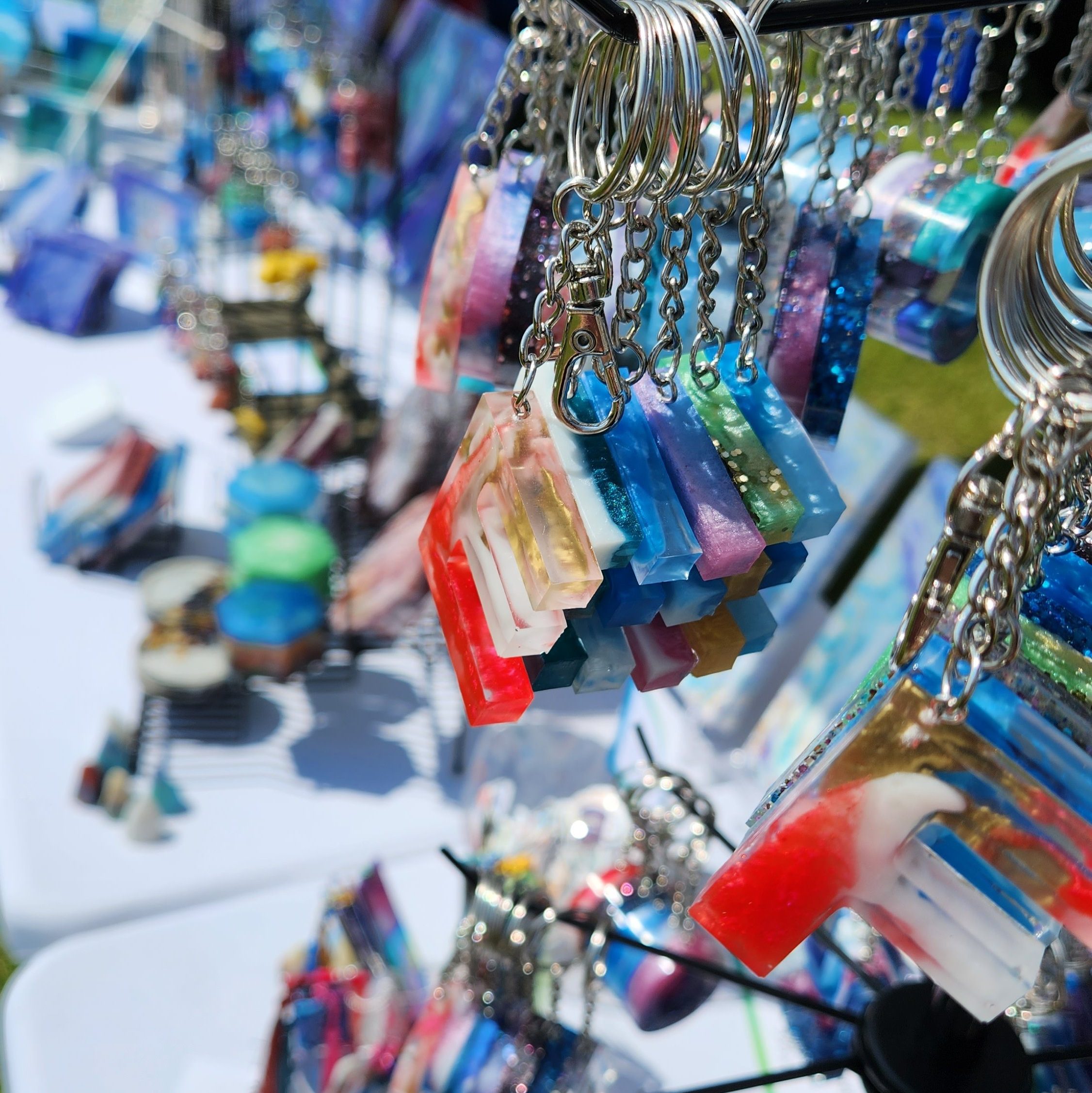 Resin Keychains – Tara O'Connor Studio Artist